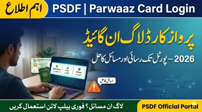 PSDF Parwaaz Card Login: Portal Guide & Troubleshooting - Nigehban Card